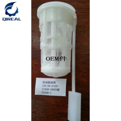 China White Fuel Tank Strainer 07056-18425 For Excavator PC200-7 for sale