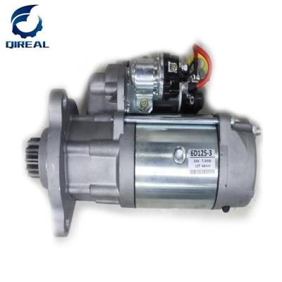 China Starter Motor 600-813-3630 for Komatsu 6D125 for sale