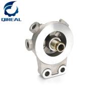 China E320C E320B excavator part fuel filter head 196-8220 fuel filter bracket 1968220 for filter 1R-0751 Iron for sale