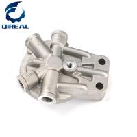 China E320C E320B excavator part fuel filter head 196-8220 fuel filter bracket 1968220 for filter 1R-0751 Iron for sale