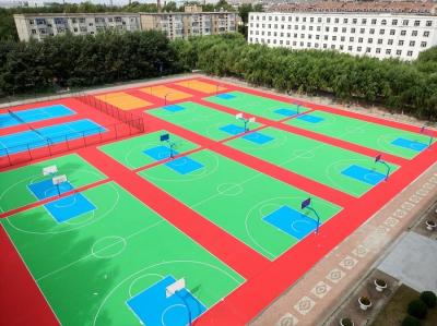 China SDT-3016 Modular Sports Flooring 300x300x15.8mm with 54% Shock Absorption and 533 Elastic Cushions per Square Meter for sale