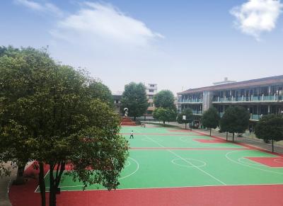 China SMG-3015 Modular Sports Flooring 303.8×303.8×14.7mm with 57% Shock Absorption & 97% Ball Rebound for sale