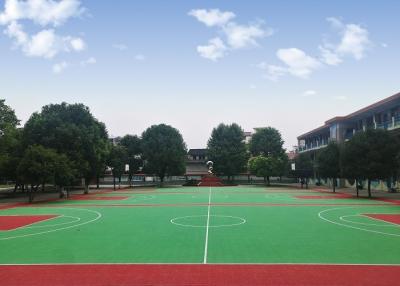China SDT-3016 Fire Resistant Interlocking Floor Mats with 533 Cushions/㎡ for Outdoor Sports Courts for sale