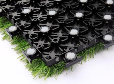 China EIA-3018 Anti Skid Interlocking Sports Flooring 304x304x18.2mm with Artificial Grass for Outdoor Courts for sale