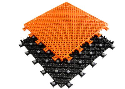 China SDT-3016 Modular Sports Flooring 300x300mm with 54% Shock Absorption and 97% Ball Rebound for Professional Courts for sale
