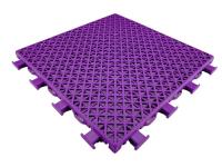 China Traditional Double Tier Pattern Temporary Sports Flooring 250x250x12.7mm with 42% Shock Absorption for sale