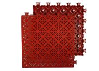 China Modular Sports Flooring Tiles 300x300x15.8mm with 57% Shock Absorption and Easy Installation for sale