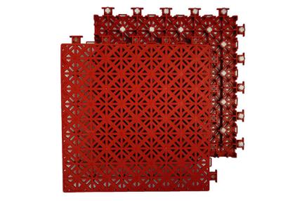 China Modular Sports Flooring Tiles 300x300x15.8mm with 57% Shock Absorption and Easy Installation for sale
