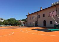 China SMG-3015 Anti-Cracking Basketball Court Tiles 303.8x303.8mm with 57% Shock Absorption and 97% Ball Rebound for sale