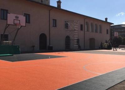 China EMG-3015 Removable Basketball Court Flooring - 533 ECT Cushion Pieces/㎡, 9.2㎡ per Carton, PP Material for sale