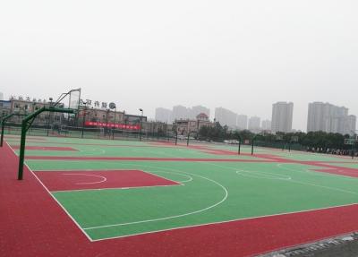 China SDT-3016 Modular Sports Flooring - 533 Cushions/㎡ PP Material Low Heat Reflection Basketball Court Surface for sale