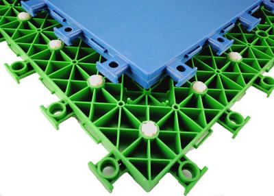 China 301 × 301 mm Anti-Corrosion Outdoor Basketball Court Flooring with 36% Shock Absorption and 93% Ball Rebound for sale