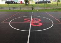 China SMG-3015 Removable Basketball Court Flooring 303.8mm Tiles with 57% Shock Absorption and 97% Ball Rebound for sale