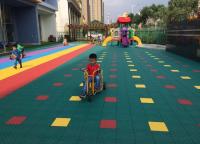 China EDT-2513 Fire Resistant Kindergarten Flooring 10.13㎡ Per Carton With Drainage System for sale