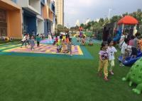 China EIA-3018 Artificial Grass Play Mat with 426 Elastic Cushions per Square Meter for Kindergarten and Sports Flooring for sale