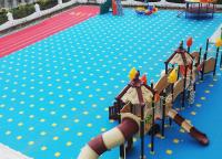 China EDT-2513 Modular Kindergarten Flooring 250×250×12.7 mm PP Tiles with Anti-Slip Safety Surface for sale