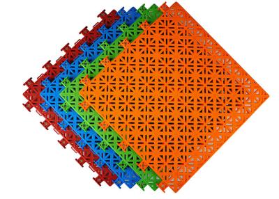 China SMG-3015 Modular Sports Flooring 303.8mm Tiles with 57% Shock Absorption and ECT Technology for sale