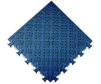 China SMG-3015 Interlocking Home Gym Flooring 303.8mm Tiles with 57% Shock Absorption and 0.54 Friction Coefficient for sale