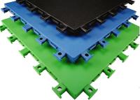China SPM-3022 Anti-Static Fitness Flooring with 267 Cushions/㎡ and UV Resistance for Indoor Sports Courts for sale