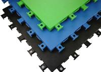 China Non Poisonous Smell Less Indoor Sports Flooring 301x301x22mm with 36% Shock Absorption and 93% Ball Rebound for sale