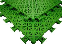 China SMG-3015 Modular Sports Flooring 303.8x303.8x14.7mm with 533 Elastic Cushions per m² - Food Grade Polypropylene for sale