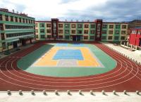 China EMG-2516 Skid Resistant Shock Absorption Running Track Flooring - 8.63㎡ per Carton, 512 Elastic Cushions/㎡ for sale