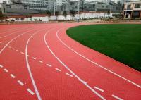 China Antimicrobial Temporary Running Track Flooring 300x300x15.8mm with Elastic Cushions for sale