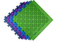 China EMG-3015 Soft PP Interlocking Sports Flooring 303.8mm Tiles with 60% Shock Absorption for Athletics Tracks for sale