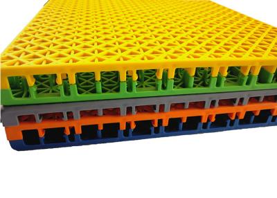 China SDT-2513 Modular Sports Flooring 10.13㎡ per Carton - Anti-Static Outdoor Double Tier PP Surface for sale