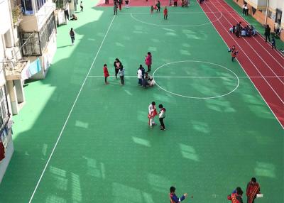 China SDT-3016 Modular Sports Flooring 300x300mm with 54% Shock Absorption and 15.8mm Thickness for School Playgrounds for sale