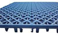 China SDT-2513 No Glare Sports Flooring Tiles 250x250x12.7mm with 38% Shock Absorption and Anti-Slip Surface for sale