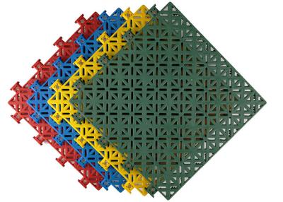 China Outdoor Safety Flooring for Playgrounds - 60% Shock Absorption, 303.8mm Tiles with Anti-Peel Technology for sale