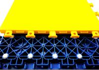 China Fire Proof Volleyball Court Flooring 301x301x22mm with 36% Shock Absorption and 93% Ball Rebound - SPM-3022 for sale