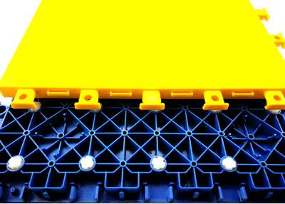 China Fire Proof Volleyball Court Flooring 301x301x22mm with 36% Shock Absorption and 93% Ball Rebound - SPM-3022 for sale