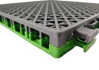 China SDT-2513 Child-Safe Volleyball Court Flooring 250x250x12.7mm with 38% Shock Absorption for sale