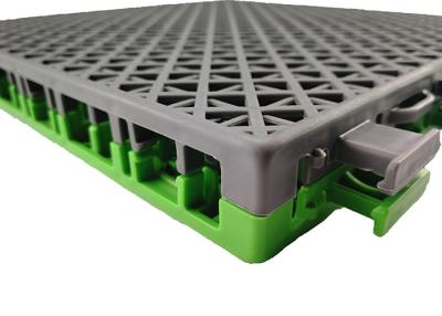 China SDT-2513 Child-Safe Volleyball Court Flooring 250x250x12.7mm with 38% Shock Absorption for sale