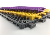 China SDT-2513 Soundproof Outdoor Volleyball Court Flooring Tiles with 60% Shock Absorption and Custom Colors for sale