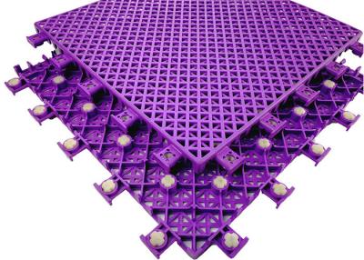 China SDT-3016 Anti-Peel Anti-Cracking Volleyball Flooring 300×300×15.8mm with 57% Shock Absorption for sale