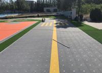 China Outdoor Removable PP Sports Flooring 300x300x15.8mm with 54% Shock Absorption and Anti-Microbial Surface for sale