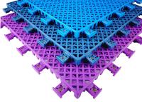 China SDT-3016 Modular Sports Flooring with 533 Elastic Cushions per Square Meter and Anti-Fade Outdoor Protection for sale