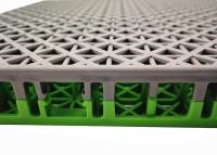 China Double Layer Badminton Sports Flooring 250x250x12.7mm with 42% Shock Absorption and Anti-UV Protection for sale