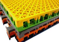 China SDT-2513 Modular Interlocking Sports Flooring 250x250x12.7mm with 38% Shock Absorption and Anti-UV Protection for sale
