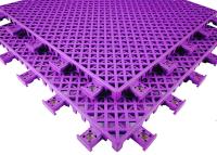 China SDT-3016 Synthetic Badminton Court Flooring 300x300x15.8mm with 54% Shock Absorption and Elastic Cushion Technology for sale