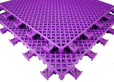 China SDT-3016 Synthetic Badminton Court Flooring 300x300x15.8mm with 54% Shock Absorption and Elastic Cushion Technology for sale