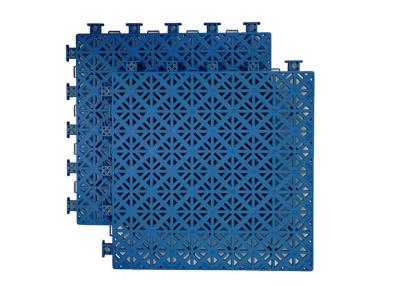 China SMG-3015 Interlocking Sports Flooring 303.8x303.8x14.7mm with 57% Shock Absorption for Outdoor Futsal Courts for sale