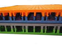 China SDT-2513 Synthetic Badminton Court Mat 250x250x12.7mm with 38% Shock Absorption and 92% Ball Rebound for sale