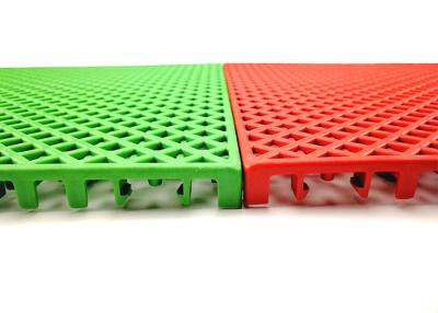 China SDT-3016 Modular Sports Flooring 300x300x15.8mm with 54% Shock Absorption for Tennis Courts for sale