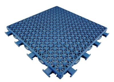 China SDT-2513 Modular Sports Flooring 250x250x12.7mm with 38% Shock Absorption for Tennis Courts for sale