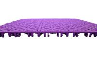 China SMG-3015 Modular Sports Flooring 303.8x303.8x14.7mm with 57% Shock Absorption and Anti-Slip Surface for sale