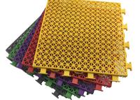 China Antimicrobial Anti-Slippery Interlocking Modular Flooring 250mm x 250mm x 12.7mm PP for sale